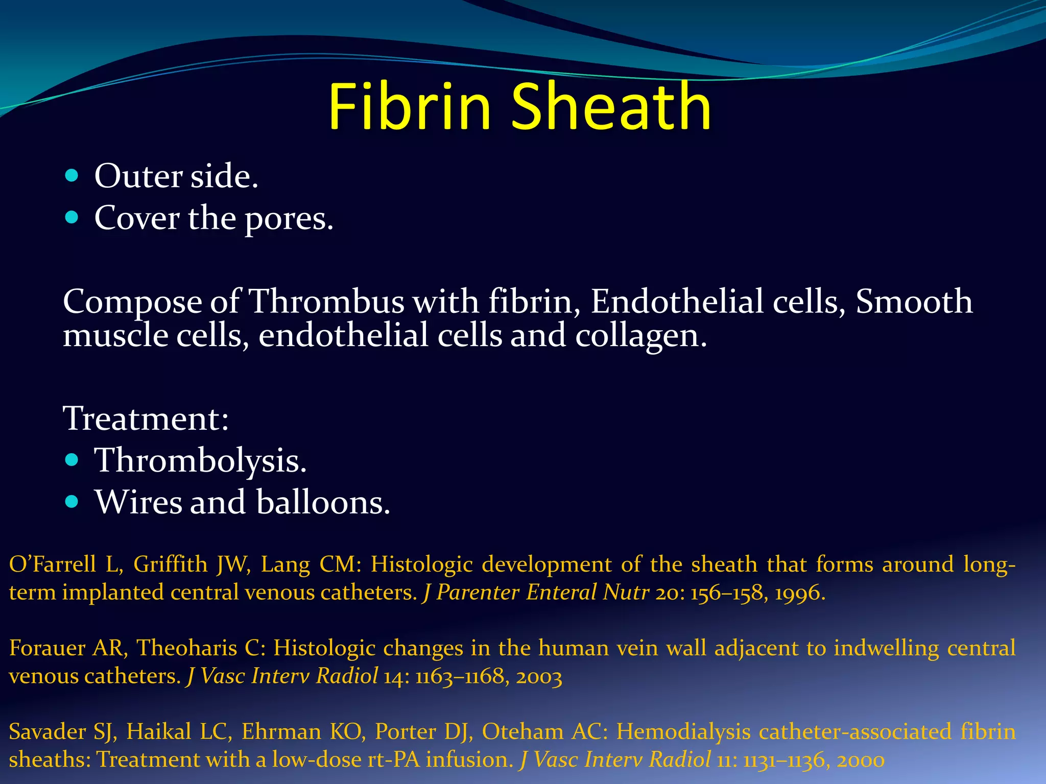 Hemodialysis vascular catheters review | PPTX