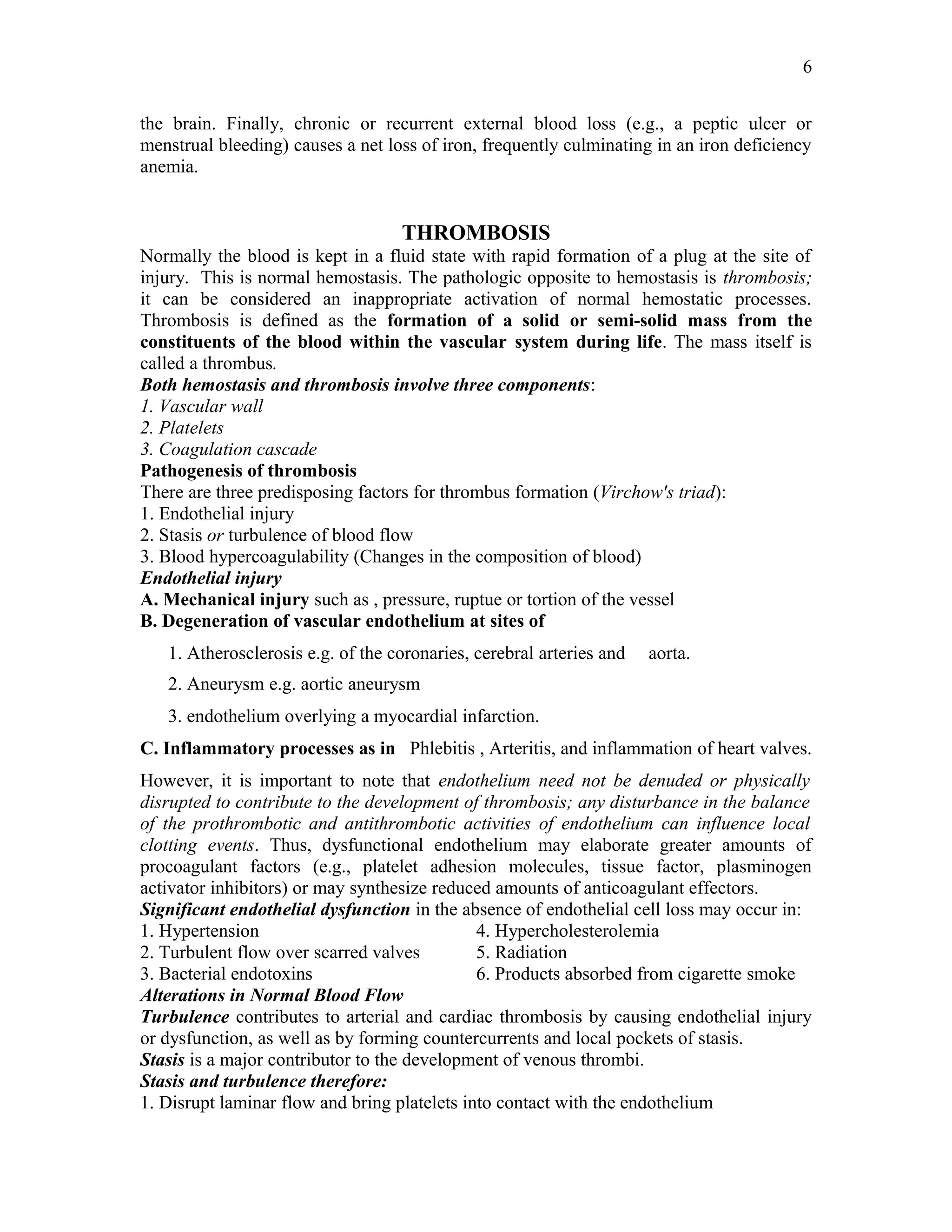 Hemodynamic disorders | DOC