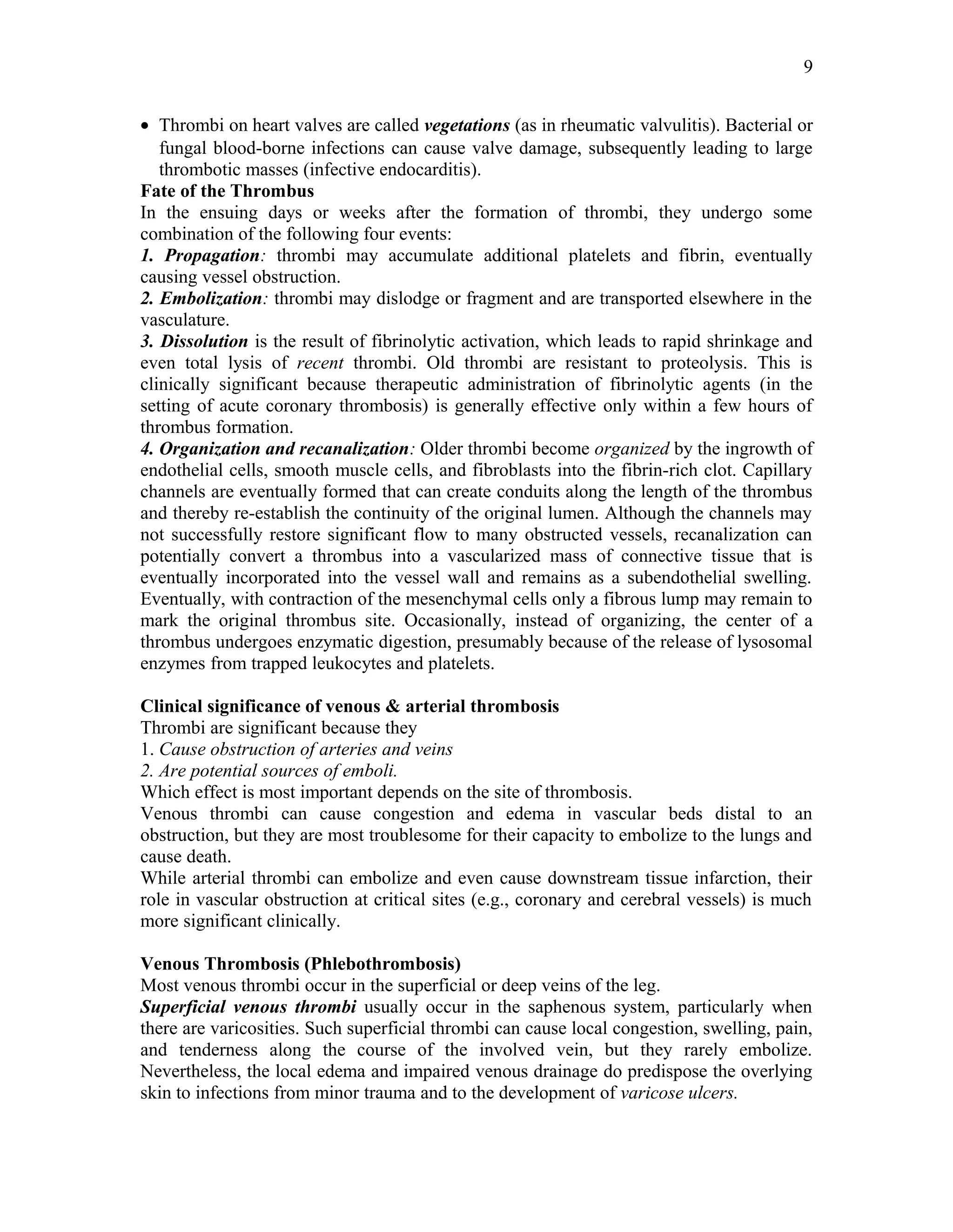 Hemodynamic disorders | DOC