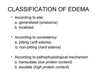 Pathology Bio 134 Hemodynamic disorders | PPT