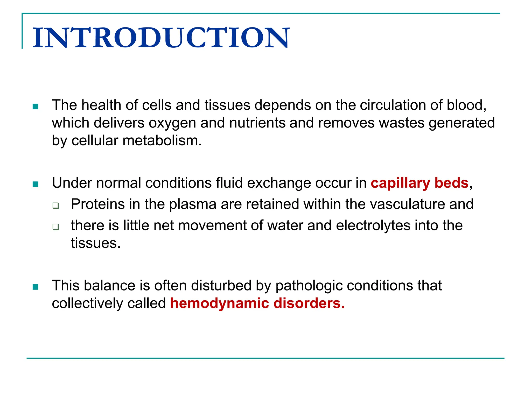HEMODYNAMIC DISORDERS.pptx HAWASSA UNIVERSITY | PPTX