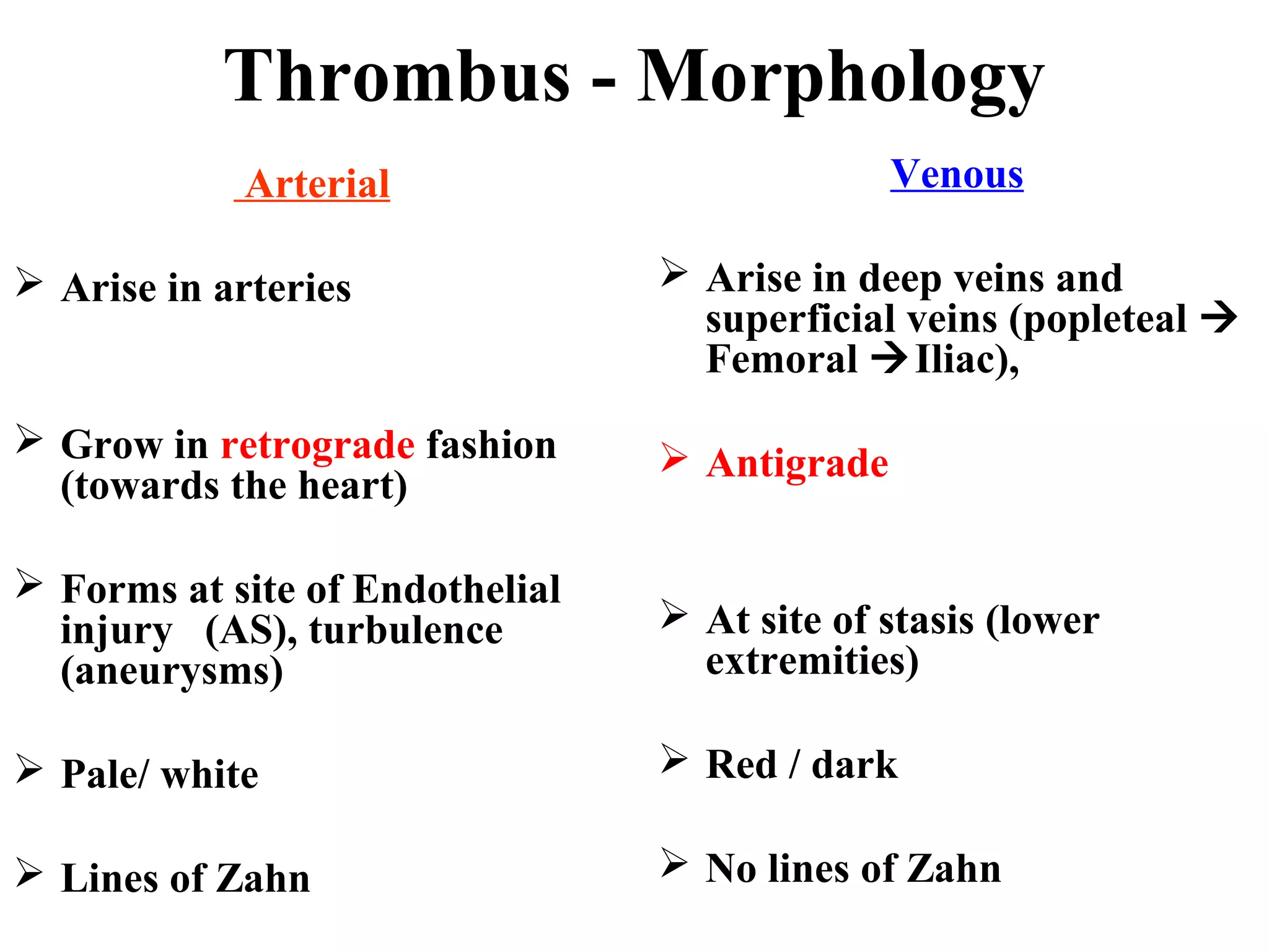 Hemodynamic disorders, thrombosis and shock (practical pathology) | PPT