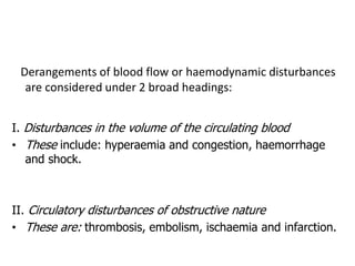 Hemodynamic disorders - Lecture-5 | PPTX