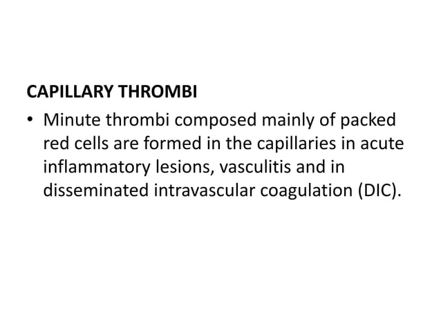 Hemodynamic Disorders, Thromboembolic Disease & Shock-HYPERCOAGULABLE ...