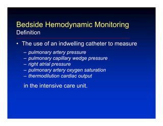 Hemodynamic monitoring | PPT