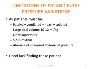 HEMODYNAMICS MONITORING IN CRITICALLY ILL PATIENTS: ASSESSMENT OF FLUID ...