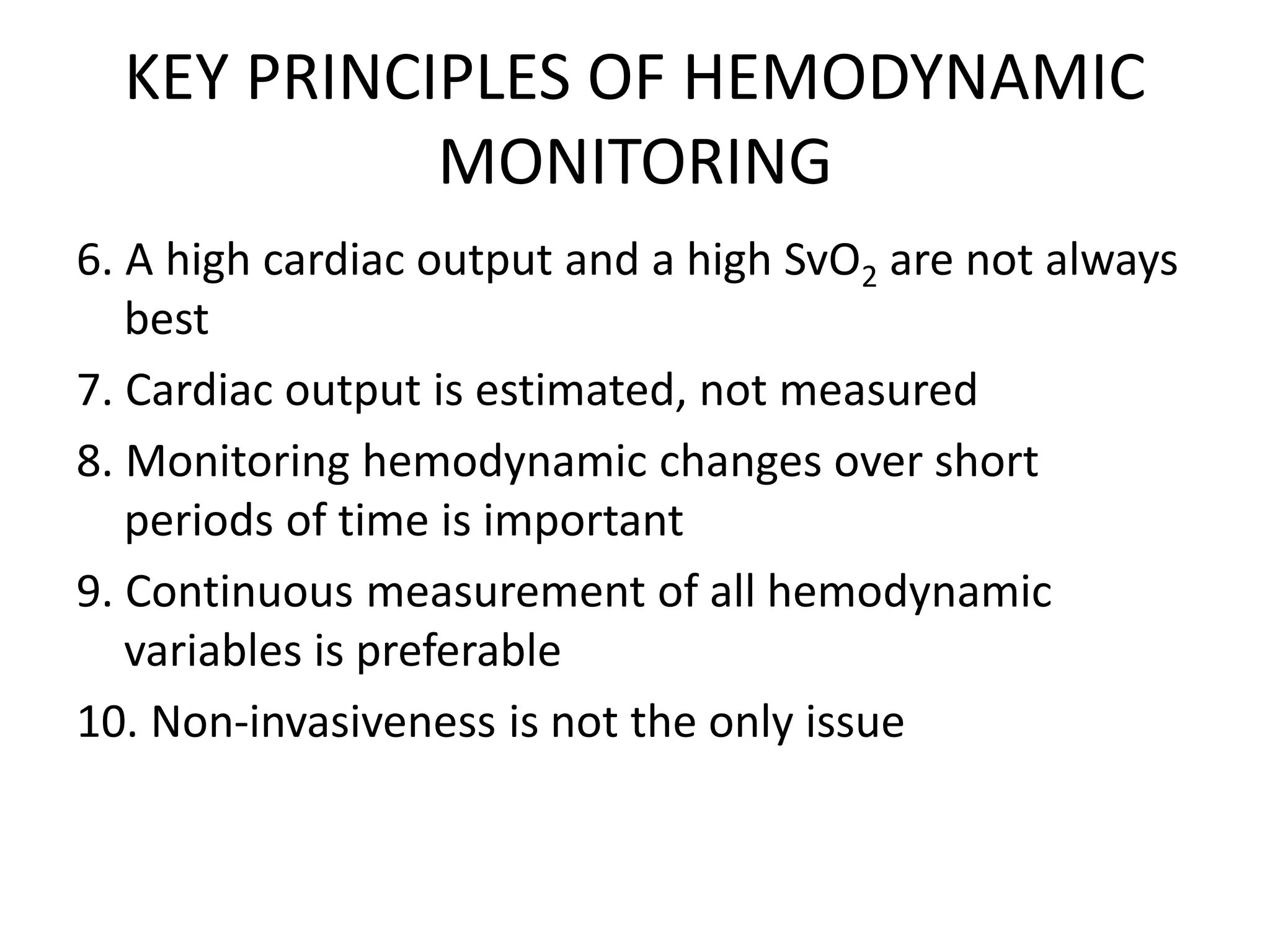 Hemodynamic monitoring | PPTX