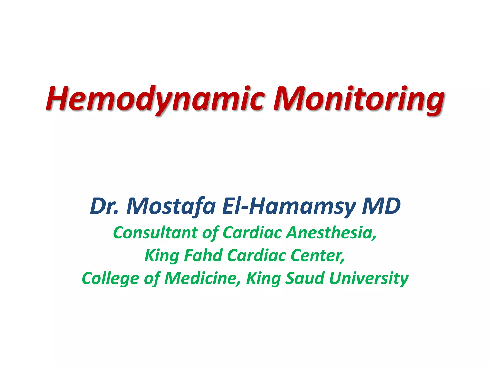 Hemodynamic Monitoring .pptx
