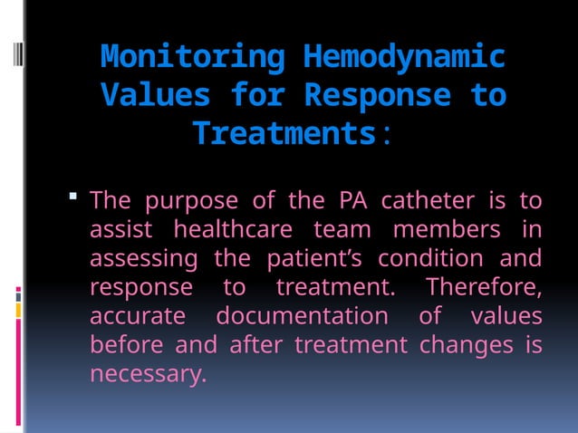 HEMODYNAMIC MONITORING for cardiovascular cases | PPTX