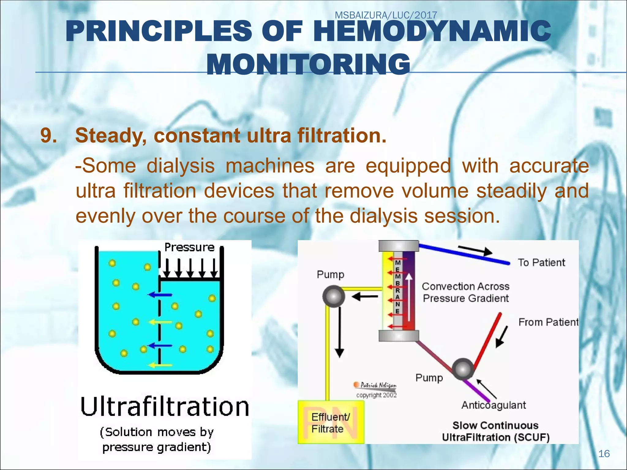 Hemodynamic monitoring for hemodialysis pt | PDF