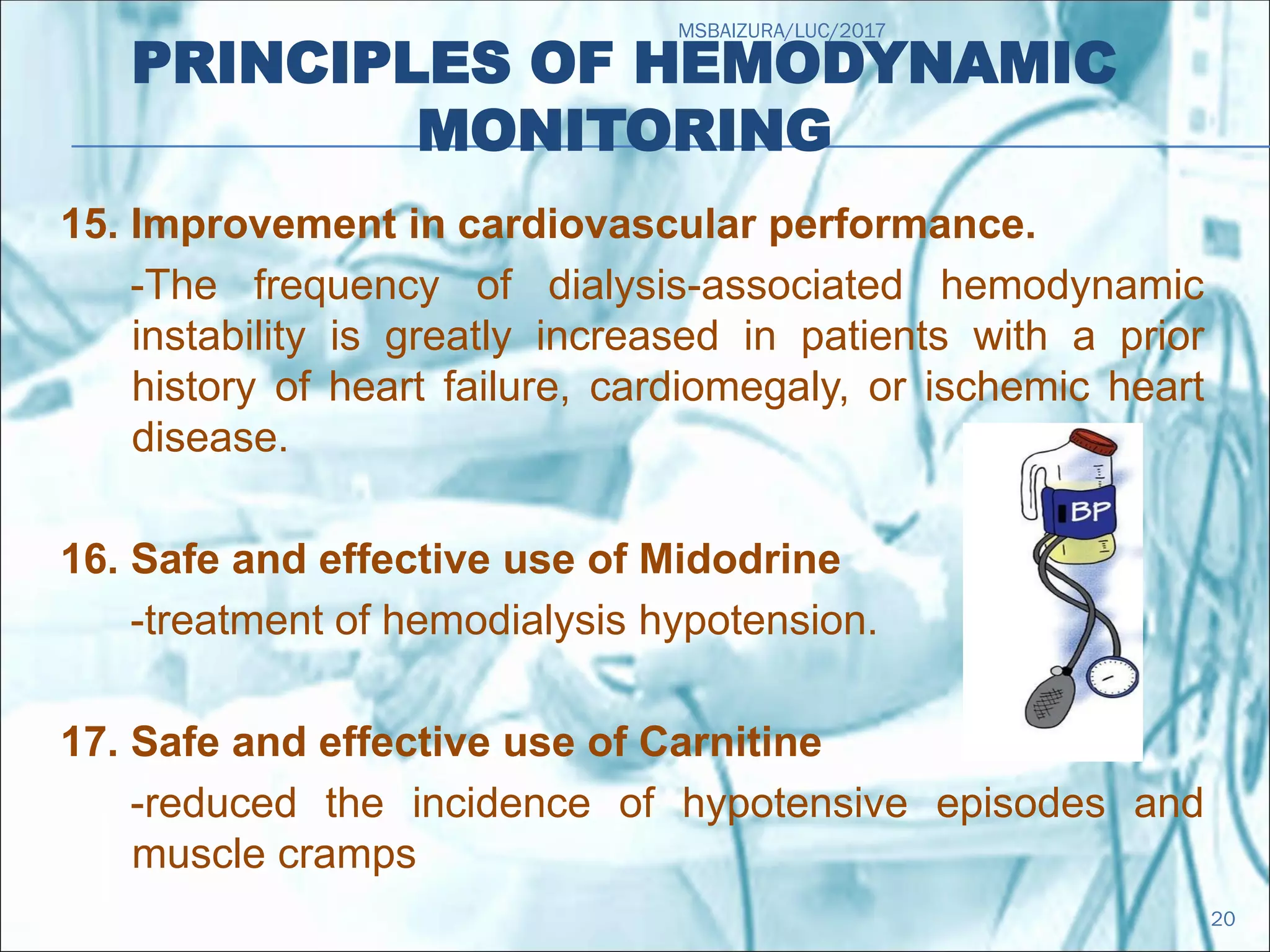 Hemodynamic monitoring for hemodialysis pt | PDF