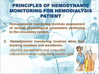 Hemodynamic monitoring for hemodialysis pt | PDF