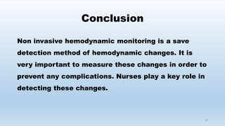 Hemodynamic monitoring non invasive | PPTX