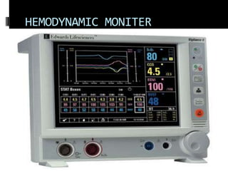 Hemodynamic monitoring ppt | PPTX
