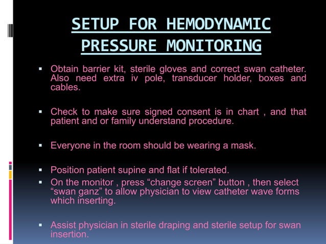 Hemodynamic monitoring ppt | PPTX | First Aid | Injuries