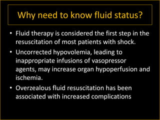 Hemodynamic parameters & fluid therapy Asim | PPSX