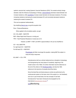 Hemodynamics | DOCX