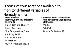 CRITICAL AND CARE NURSING hemodynamics.pptx