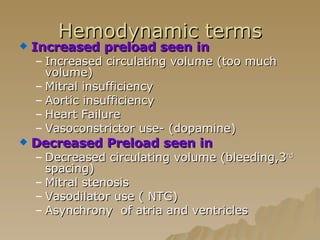 Hemodynamics Basic Concepts | PPT