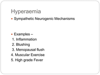 Hemodynamics congestion & hyperemia | PPTX