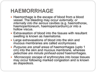 Hemodynamics congestion & hyperemia | PPTX