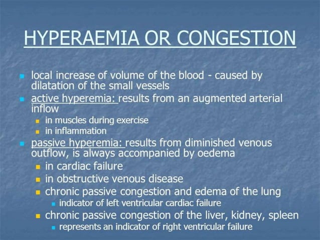 Hemodynamics congestion & hyperemia | PPTX