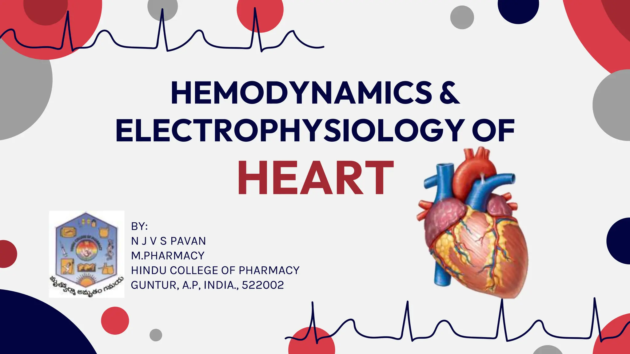 hemodynamics and electrophysiology of heart.pptx