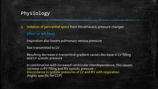 Hemodynamics of pericardial constriction | PPTX