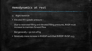 Hemodynamics of pericardial constriction | PPTX