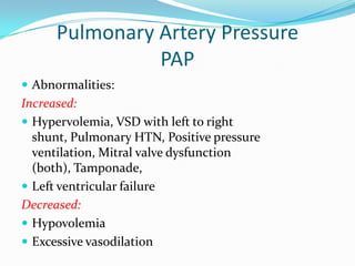 Hemodynamics presentation | PPTX