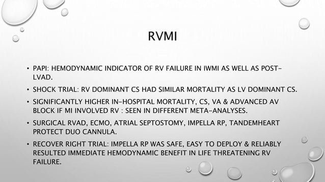 hemodynamic support in STEMI.pptx | Heart and Cardiovascular Diseases | Diseases and Conditions