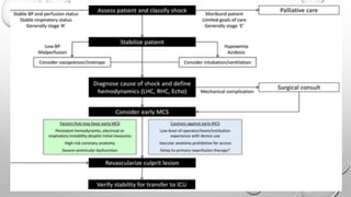 hemodynamic support in STEMI.pptx | Heart and Cardiovascular Diseases | Diseases and Conditions