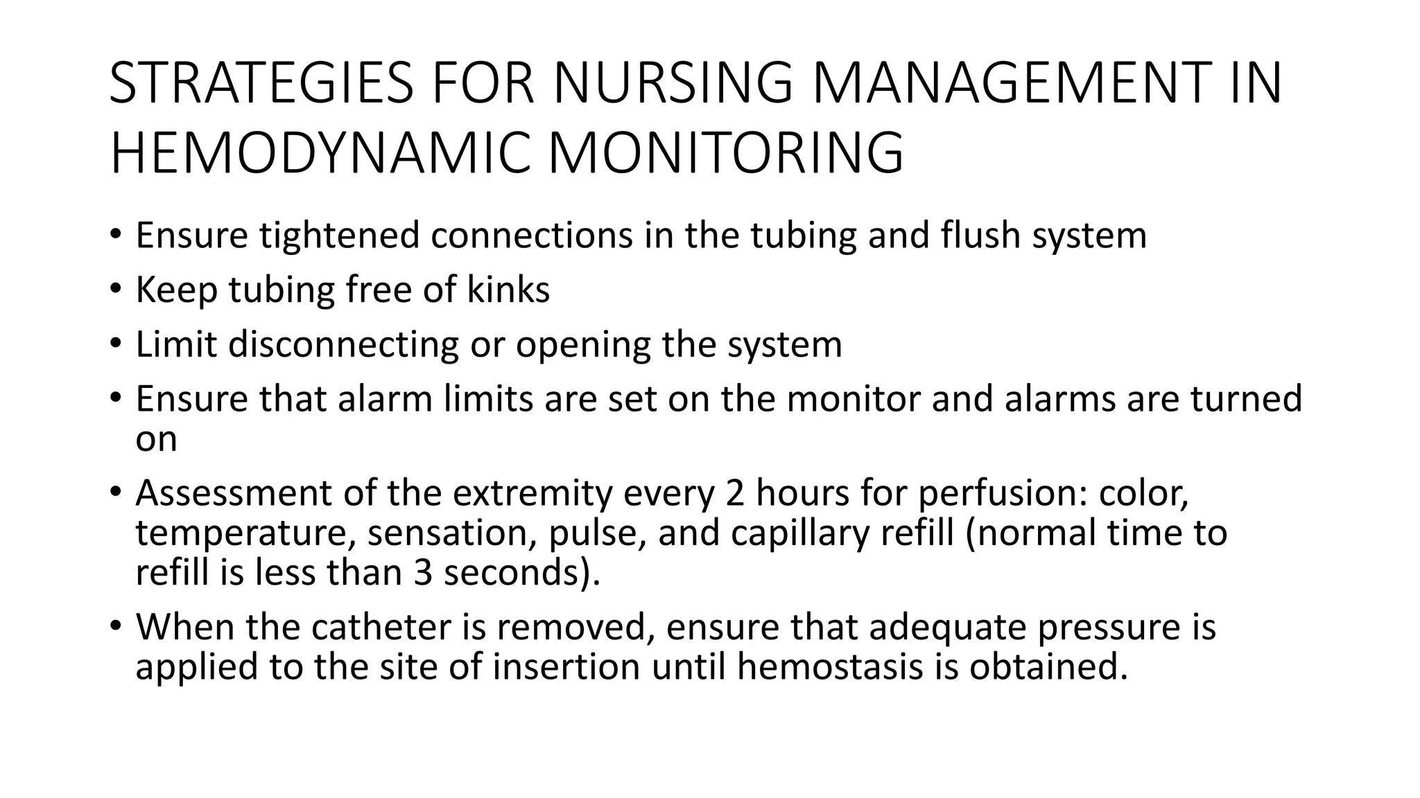 HEMODYNMAMICS MONITORING IN CRITICAL CARE NURSING | PPTX