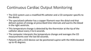 HEMODYNMAMICS MONITORING IN CRITICAL CARE NURSING | PPTX