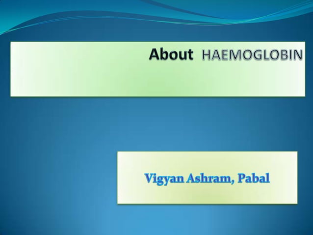 Hemoglobin Pptx