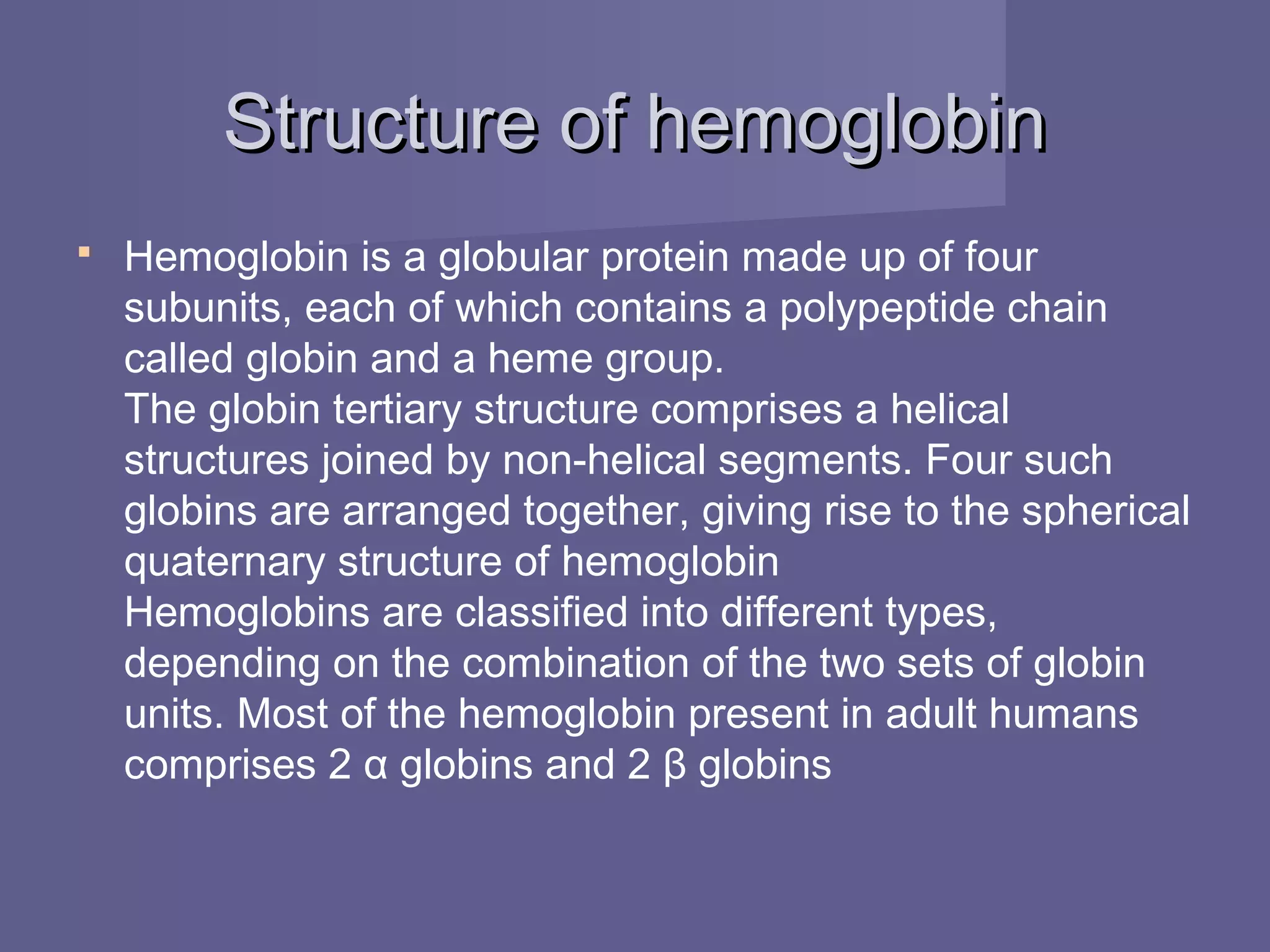 Hemoglobin | PPT