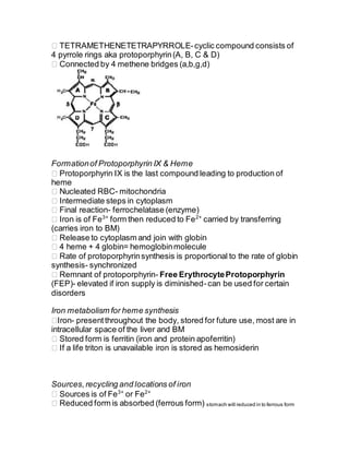 Hemoglobin | DOCX
