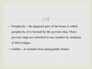 Hemoglobin Synthesis | PPTX | Chemistry | Science