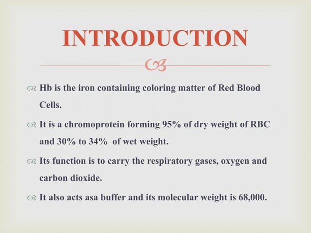 Hemoglobin Synthesis | PPTX | Chemistry | Science