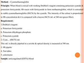 Hemoglobin | PPTX