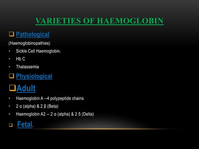 Hemoglobin | PPTX