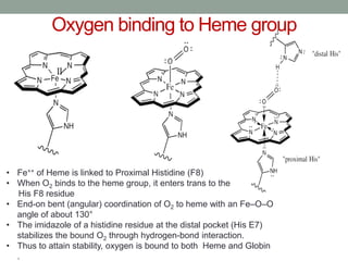 Chemistry and function of Hemoglobin | PPT