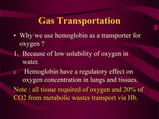 Hemoglobin Lecture for bs mlt | PPTX