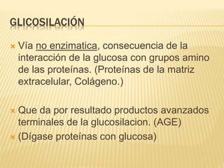Hemoglobina glicosilada, glucosilada | PPTX