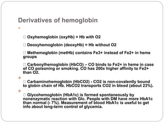 Hemoglobin and erythropoiesis bikal | PPTX | Blood Disorders | Diseases ...