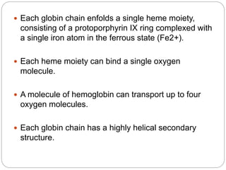 Hemoglobin and erythropoiesis bikal | PPTX | Blood Disorders | Diseases ...