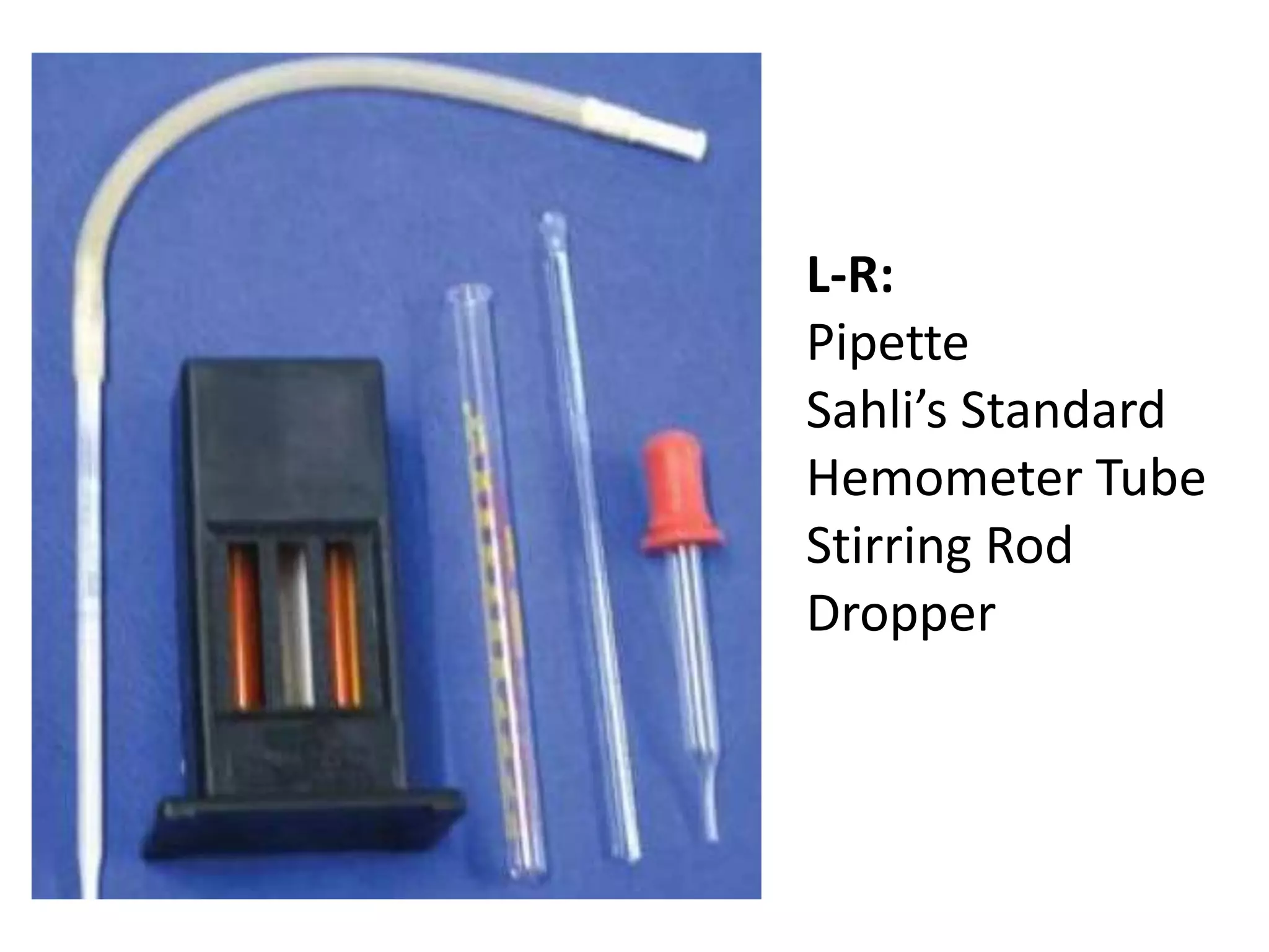 Hemoglobin and hematocrit determination | PPTX
