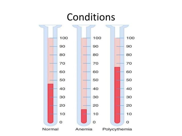 Hemoglobin and hematocrit determination | PPTX | Blood Disorders ...