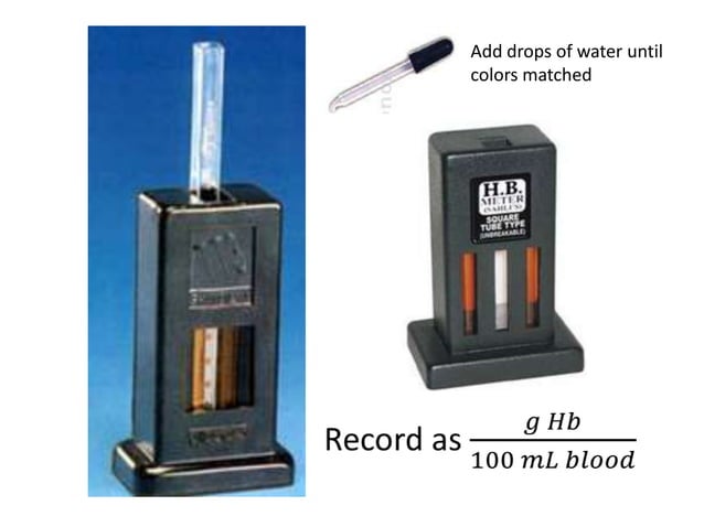 Hemoglobin and hematocrit determination | PPTX | Blood Disorders ...