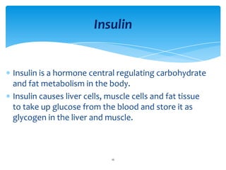 Hemoglobin and insulin | PPTX